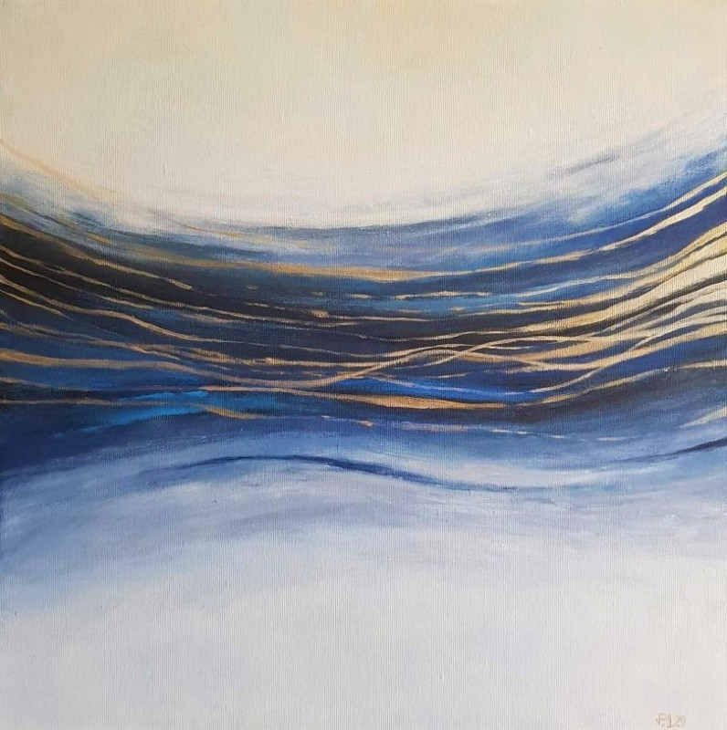 Abstrakcja -obraz akrylowy formatu 50x50 cm. - Sklep Online Artyferia