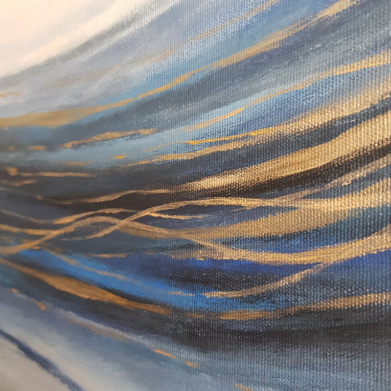 Abstrakcja -obraz akrylowy formatu 50x50 cm. - Sklep Online Artyferia